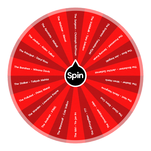 Daybreak Killers wheel | Spin The Wheel - Random Picker