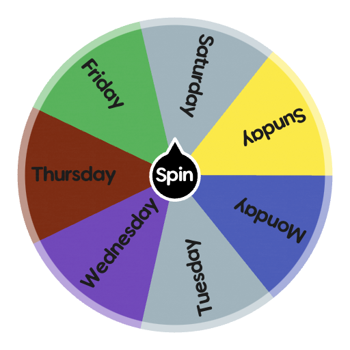 Days of the Week | Spin the Wheel - Random Picker