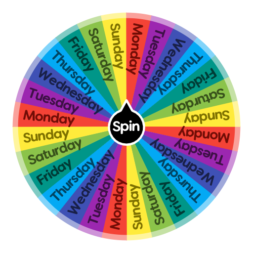 Days of the week | Spin The Wheel App