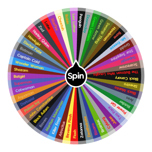 DC Comics | Spin the Wheel - Random Picker