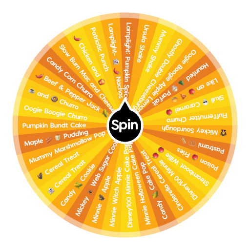 DCA Seasonal Eats | Spin the Wheel - Random Picker