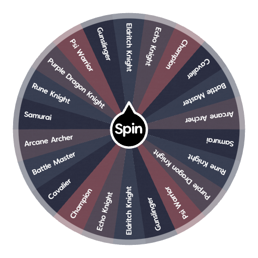 D&D - Fighter | Spin the Wheel - Random Picker