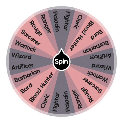 D&D - Class Picker | Spin the Wheel - Random Picker