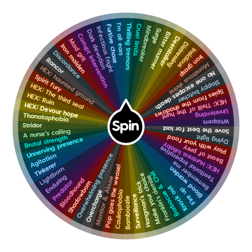 Dead By Daylight Killer Perks | Spin The Wheel App