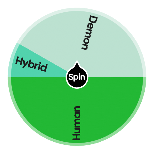 Demon or human | Spin the Wheel - Random Picker