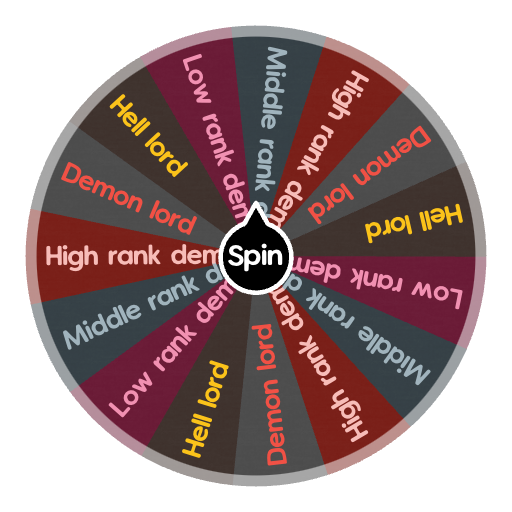 Demon types | Spin the Wheel - Random Picker