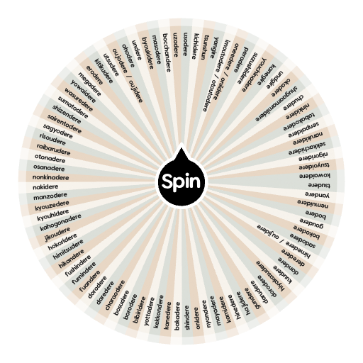 dere type | Spin the Wheel - Random Picker