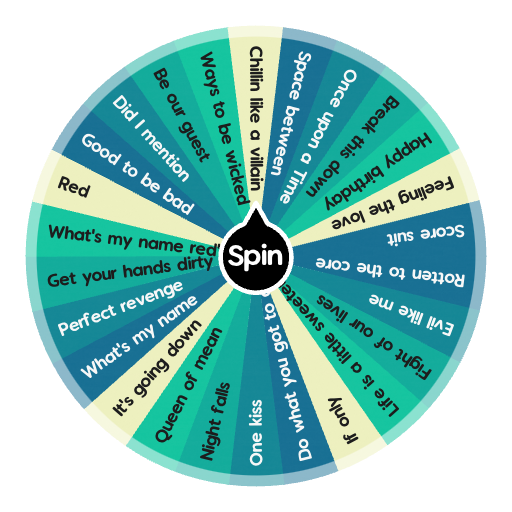 Descendants songs 1-5 | Spin The Wheel - Random Picker