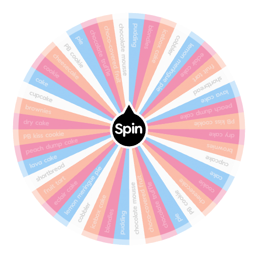 Desserts 🎂 | Spin the Wheel - Random Picker