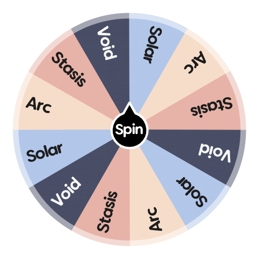 Destiny 2 Wheel of Subclass | Spin the Wheel - Random Picker