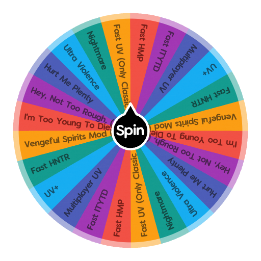 Difficulty Meter ( Classic Doom Edition) | Spin the Wheel - Random Picker