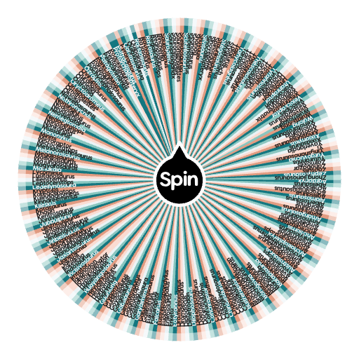Dinosaur List | Spin the Wheel - Random Picker