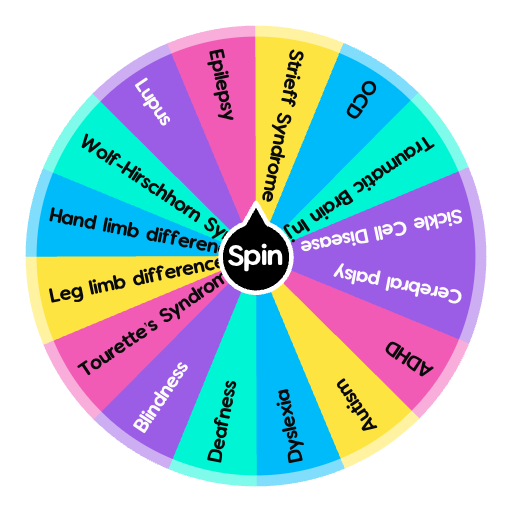 Disabilities | Spin the Wheel - Random Picker