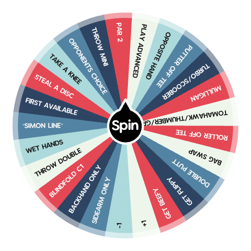 Disc Golf Challenge Wheel | Spin the Wheel - Random Picker