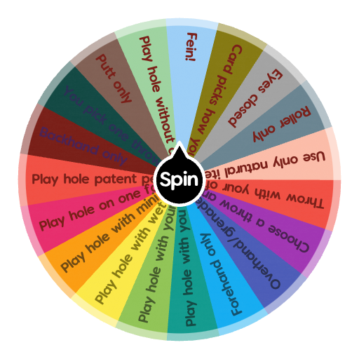 Disc Golf Punishments | Spin the Wheel - Random Picker