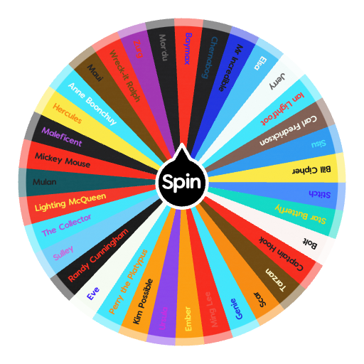 Disney + Pixar | Spin the Wheel - Random Picker