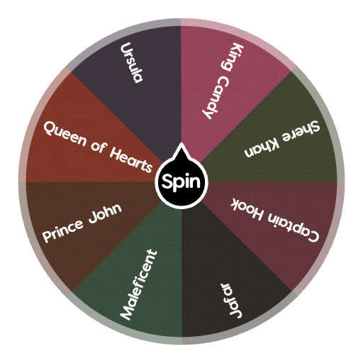 Disney Villainous - Base game & Sugar and Spite | Spin the Wheel ...