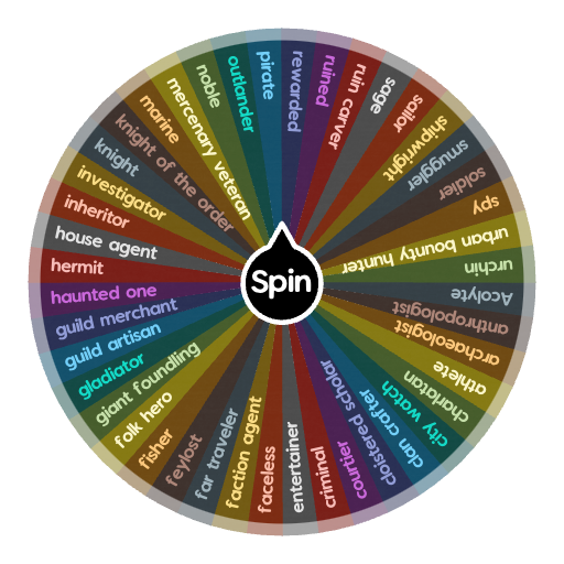 DnD backgrounds | Spin the Wheel - Random Picker