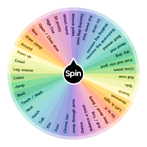 Dog training | Spin the Wheel - Random Picker