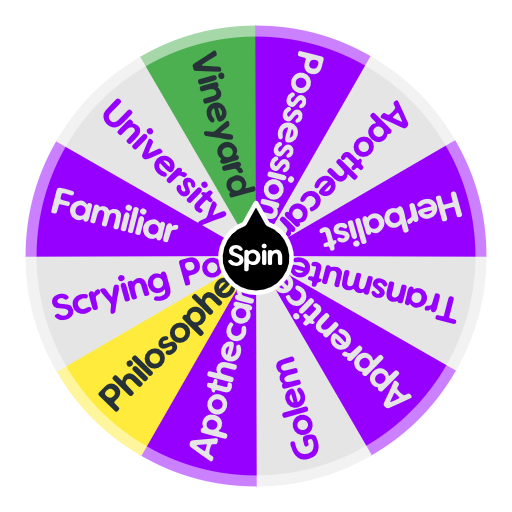 Dominion Alchemy | Spin the Wheel - Random Picker