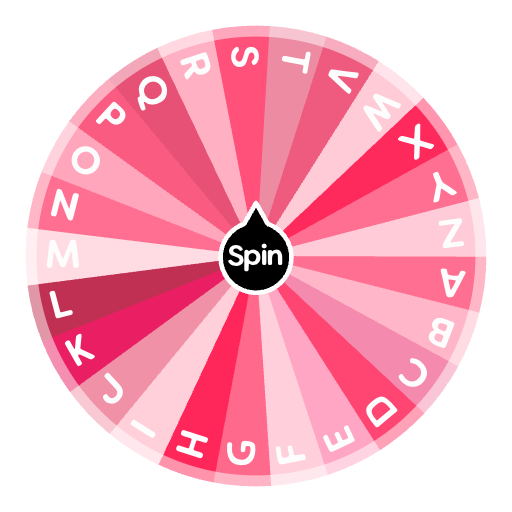 Don't get the Inital of your name | Spin the Wheel - Random Picker