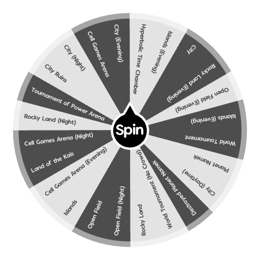 DragonBall Sparking Zero Maps | Spin the Wheel - Random Picker