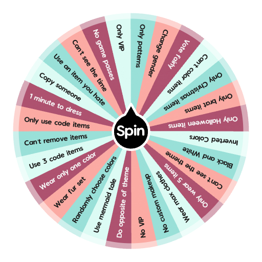 Dress to Impress challenges | Spin the Wheel - Random Picker