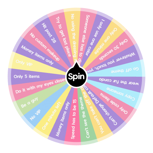Dress to impress challenges | Spin the Wheel - Random Picker