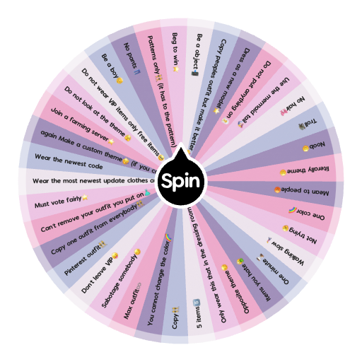 Dress to impress challenges😝💅😜 | Spin the Wheel - Random Picker