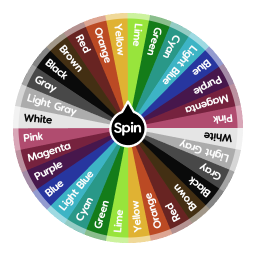 Dye Colors in Minecraft | Spin The Wheel - Random Picker