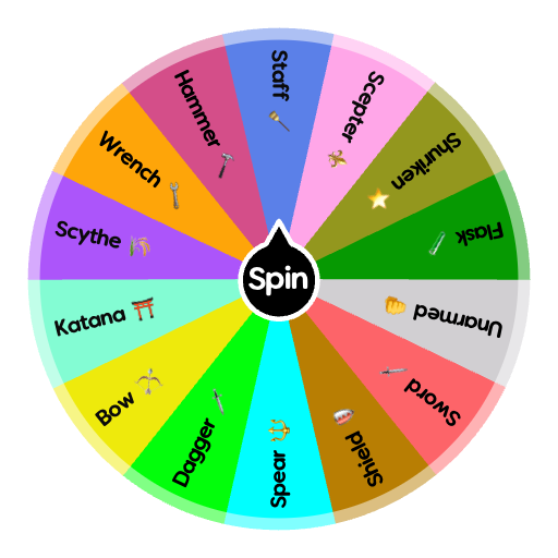 Earclacks Weapon Balls | Spin the Wheel - Random Picker