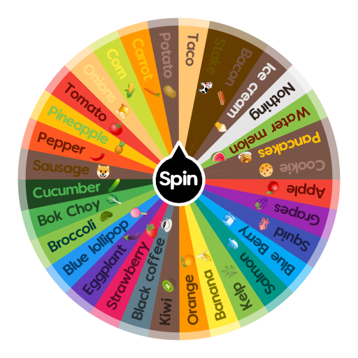 Eat ._______. | Spin The Wheel App