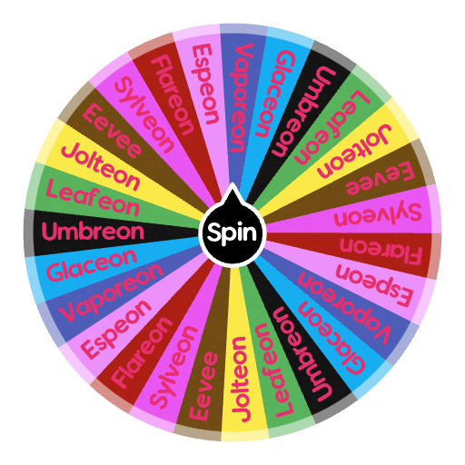 Eevee and evolutions picker | Spin the Wheel - Random Picker