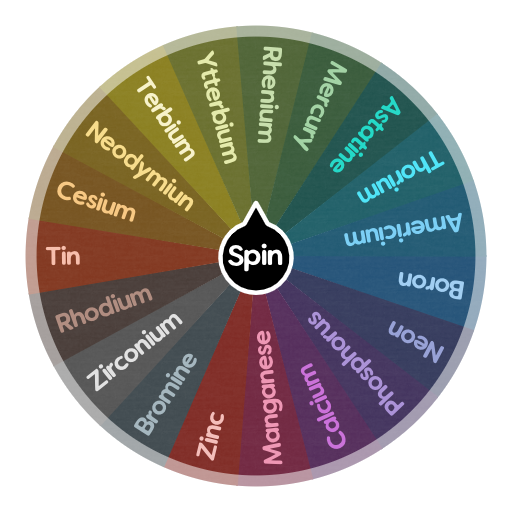 Elements (add by 5) | Spin The Wheel App