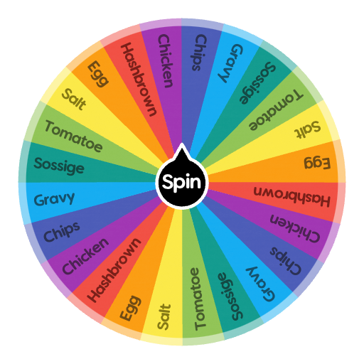 English breakfast (Pick 5) | Spin The Wheel - Random Picker