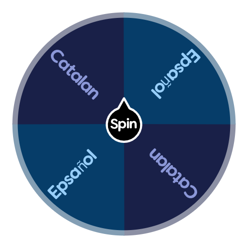 Español or Catalan | Spin The Wheel App