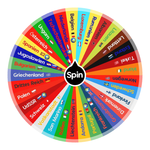 Europa 1936 | Spin the Wheel - Random Picker