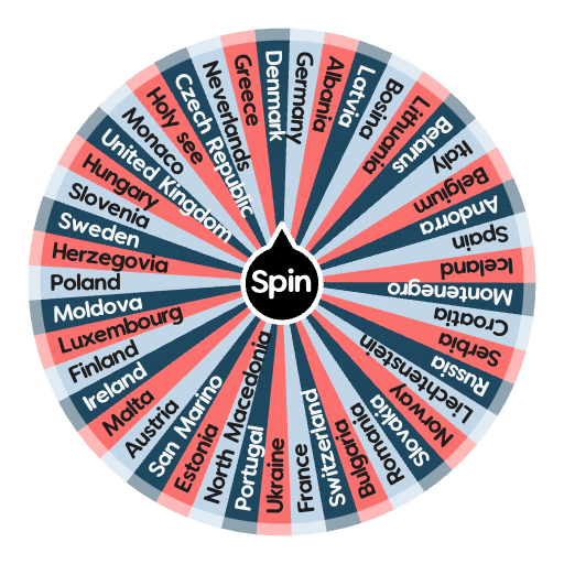 Europe | Spin The Wheel App