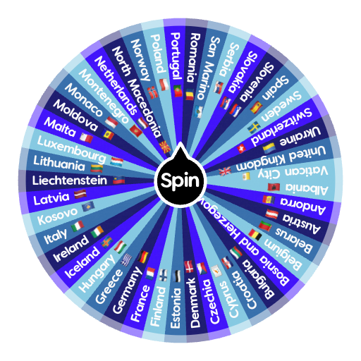 Europe | Spin The Wheel - Random Picker