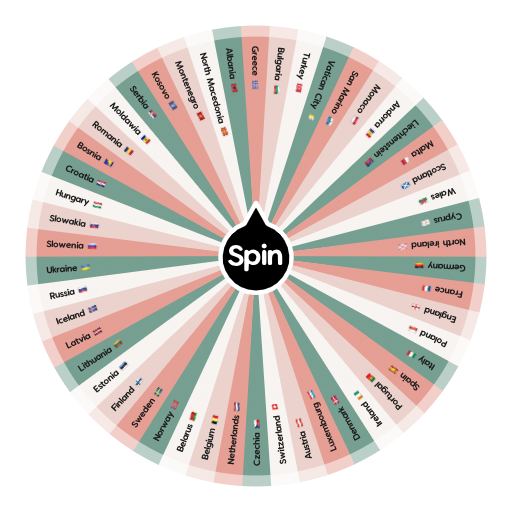 Europe | Spin The Wheel App