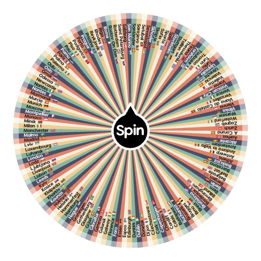 European Major Cities | Spin the Wheel - Random Picker
