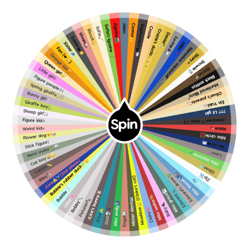 Every FPE character (fundamental paper education ) | Spin the Wheel ...