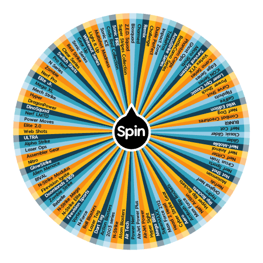 Every Nerf Series Ever (includes sub-series and licensed). | Spin the Wheel - Random Picker
