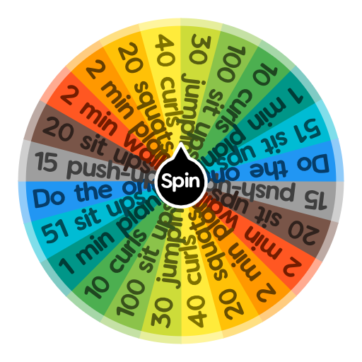 Exercise wheel 2.0 | Spin the Wheel - Random Picker