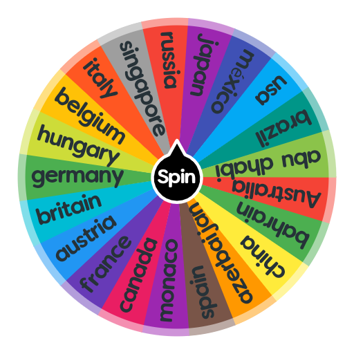 F1 2019 Races | Spin The Wheel App