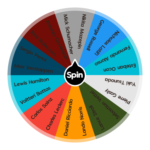 F1 2021 Drivers | Spin the Wheel - Random Picker