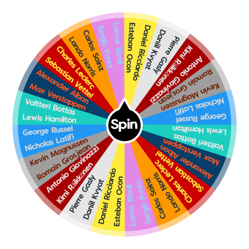 F1 Drivers Wheel 2020 | Spin The Wheel - Random Picker