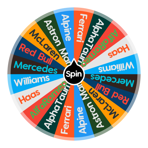 F1 teams 2021 | Spin the Wheel - Random Picker