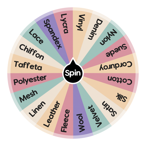 Fabrics | Spin the Wheel - Random Picker
