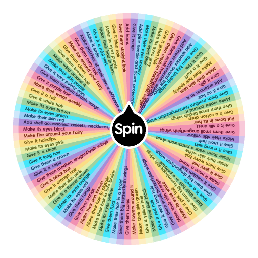 Fairy ideas | Spin the Wheel - Random Picker